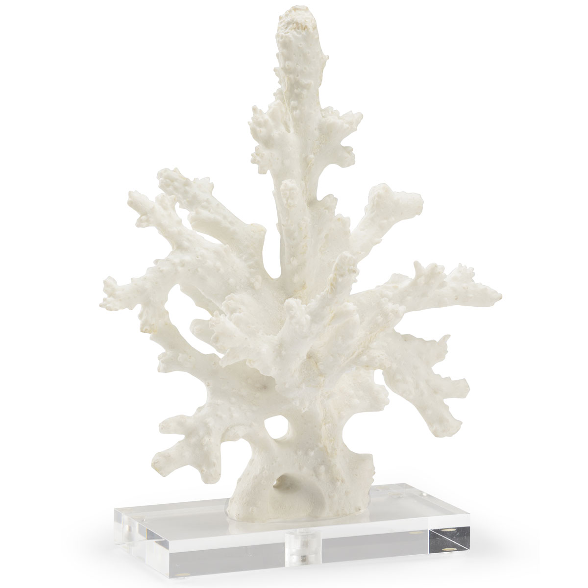 White Composite Coral Sculpture - Luxury Decor - Home Accessories