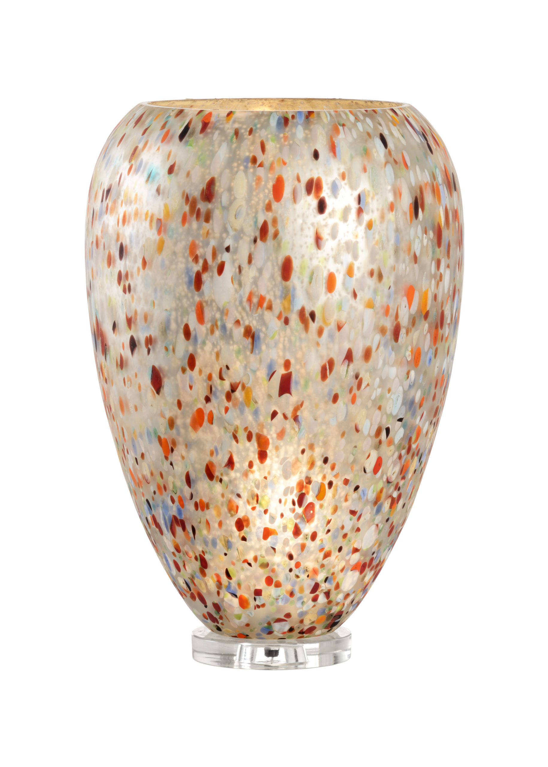 Modern Mix Art Glass Uplight - Luxury Decor - Accent Lighting