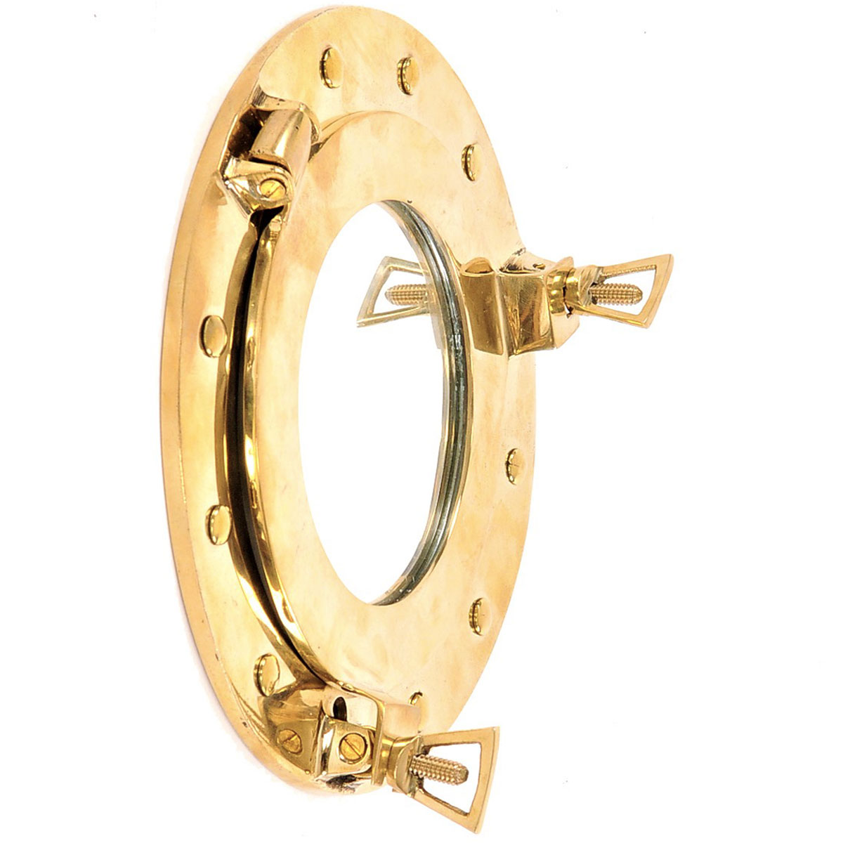 Brass Porthole Mirror (small)