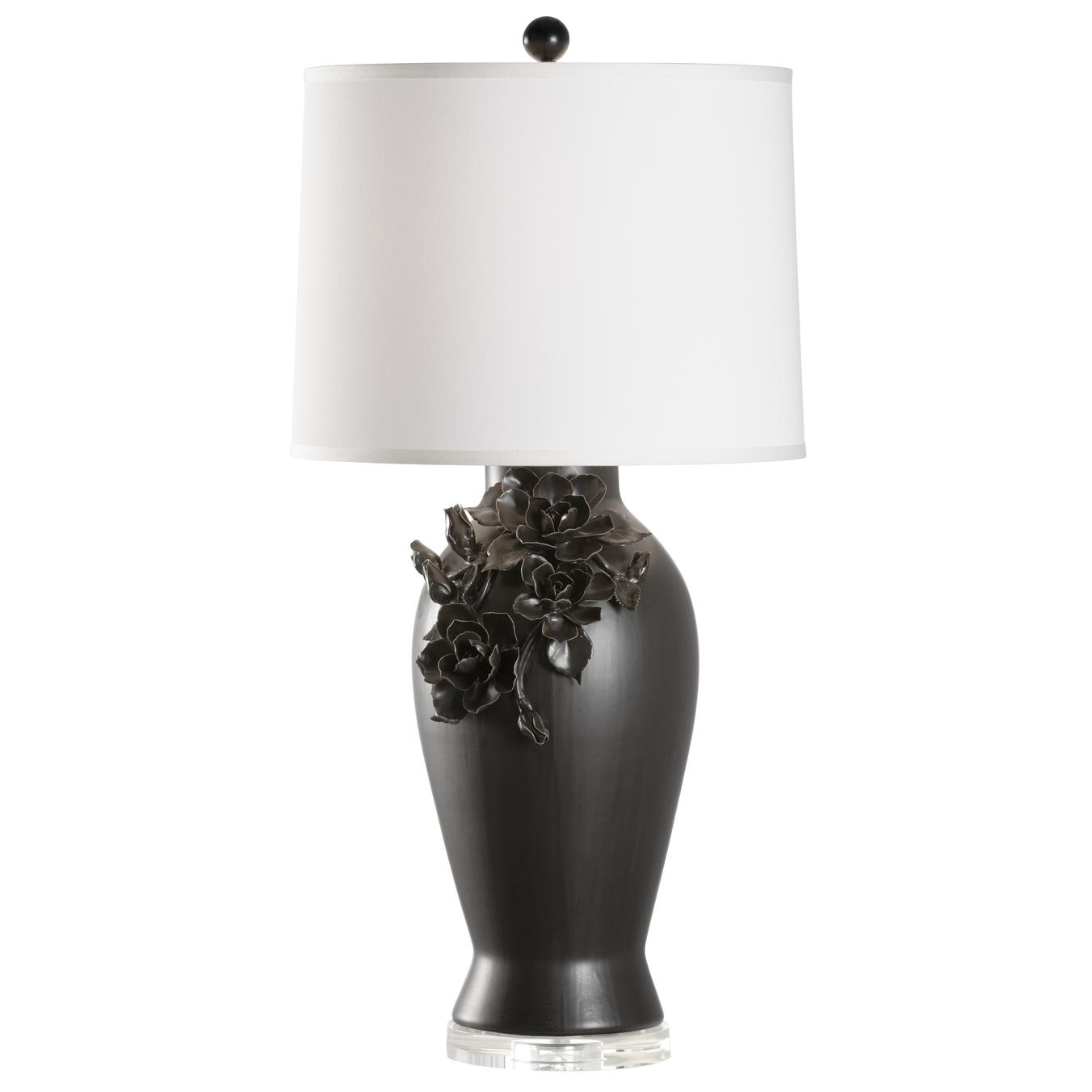 Magnolia Silk Ceramic Table Lamp - Luxury Decor - Lighting