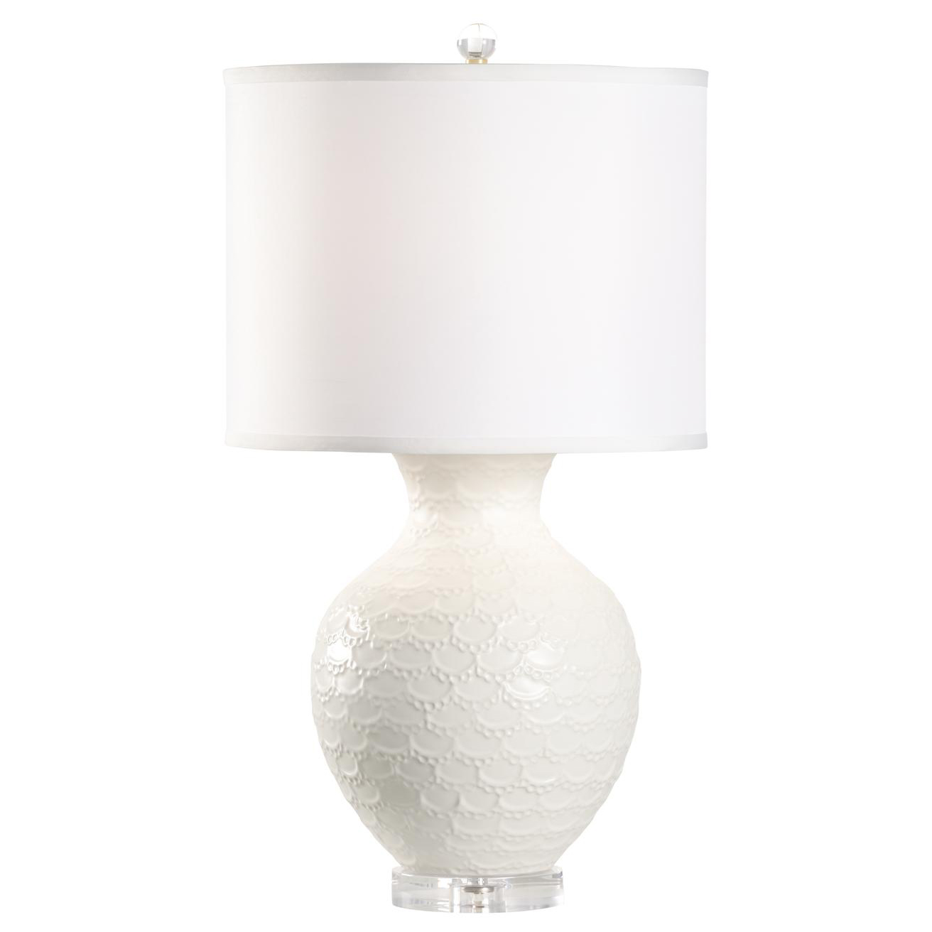 Venise Lace Ceramic Table Lamp - Luxury Decor - Lighting