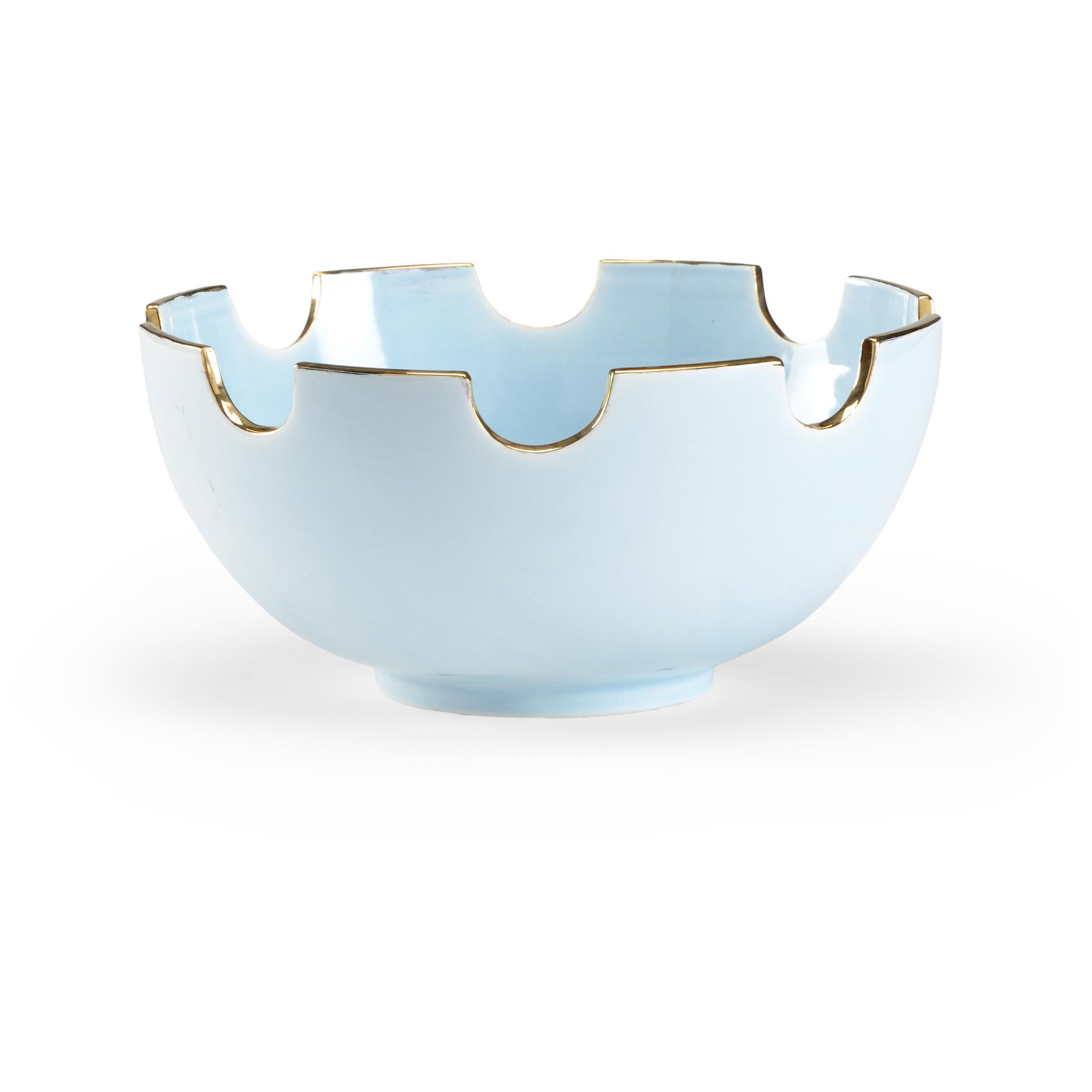 Handmade Glazed Ceramic Cut Out Bowl - Luxury Decor - Home Accessories
