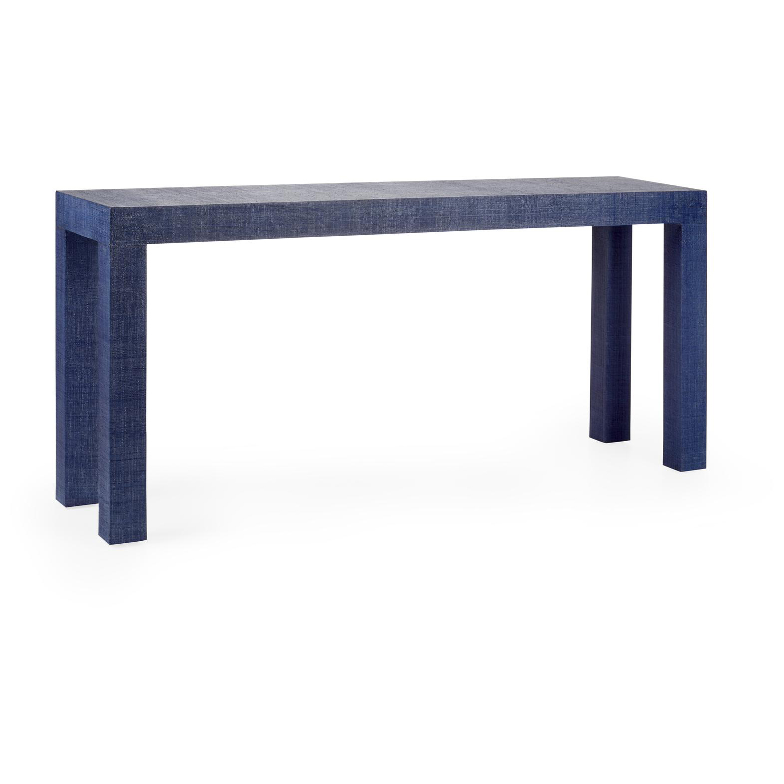 Blue Raffia Console Table - Luxury Decor - Hallway and Living Room