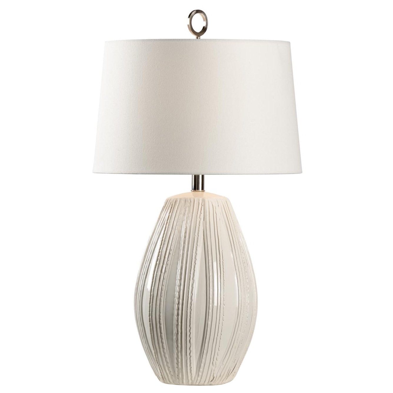 Italian Manor House Ceramic Ivory Table Lamp - Elegant Lighting - Home ...