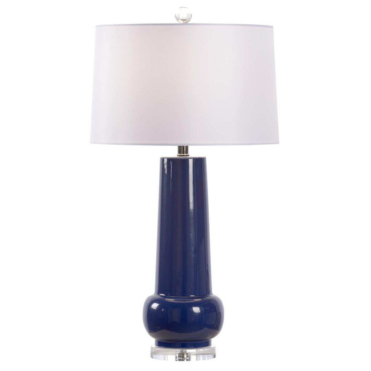 Classic Blue Ceramic Table Lamp - Luxury Decor - Table Lamps