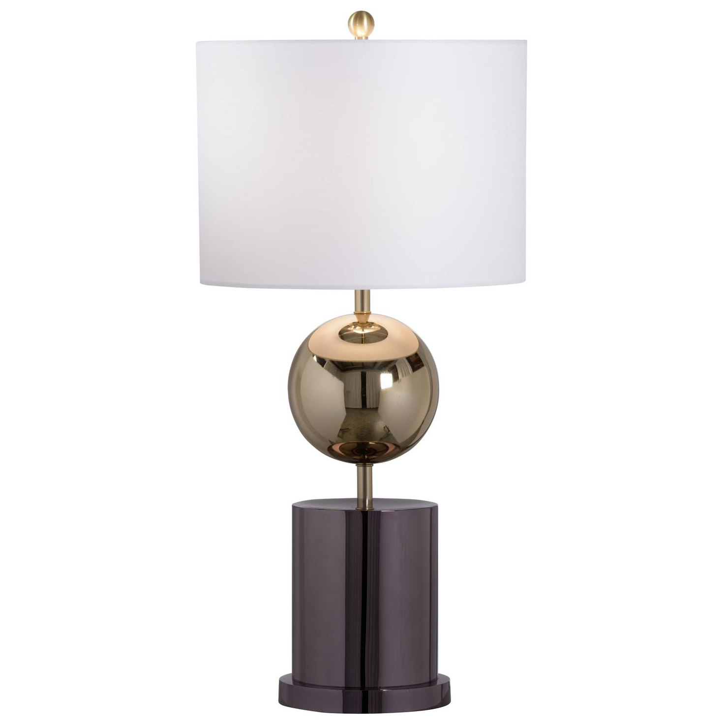 Radiant Steel Contemporary Luxury Table Lamp - Modern Design - Home Decor