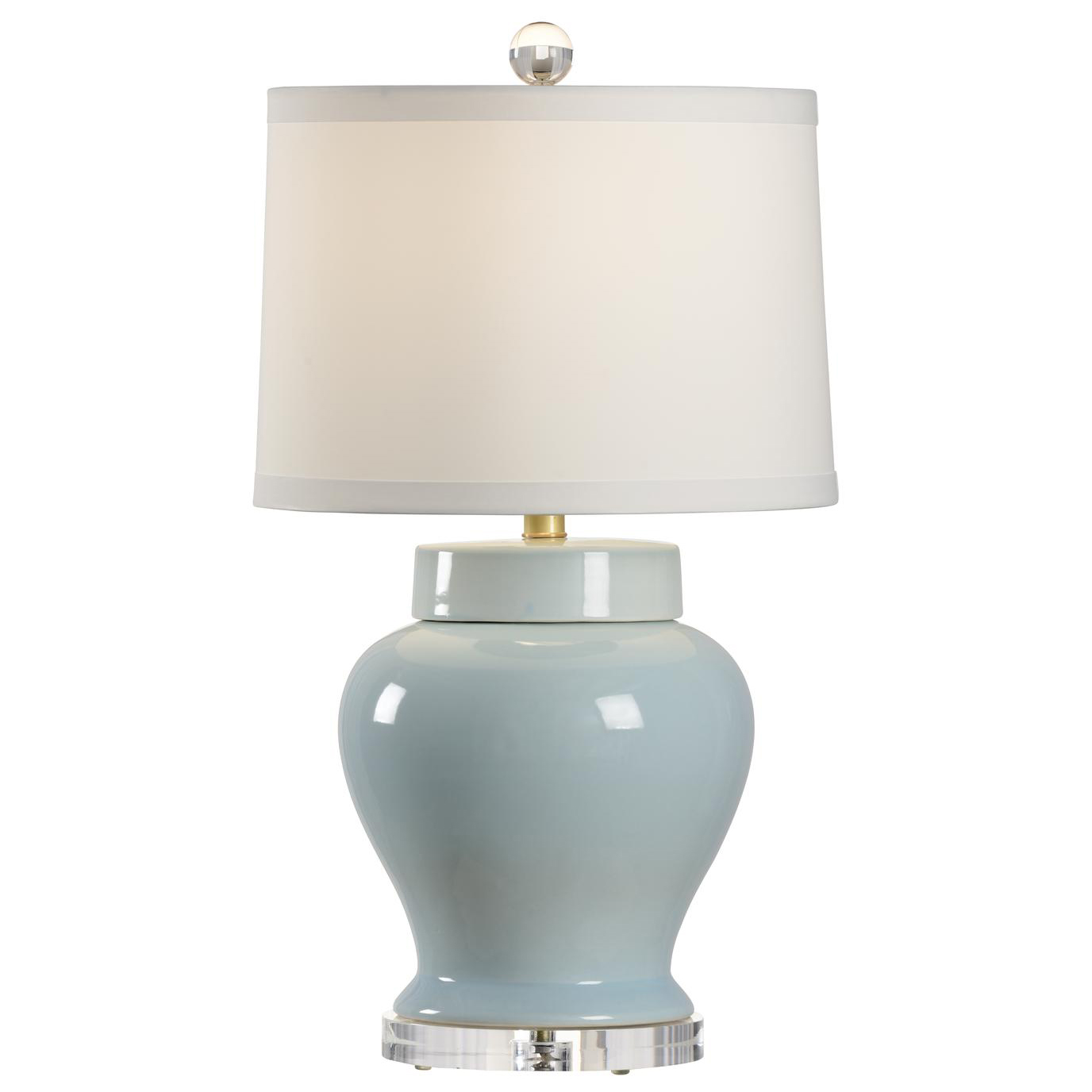 Blue Ceramic Table Lamp - Luxury Decor - Home Lighting