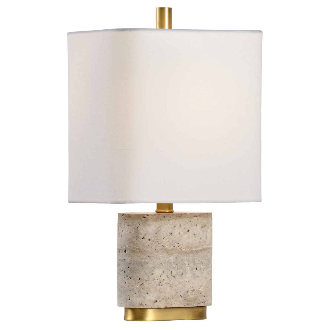 Antique Brass Stone Lamp - Luxury Decor - Home Lighting