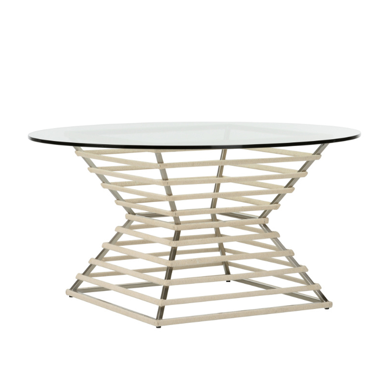 Seashell Twist Cocktail Table - Coastal Decor - Furniture