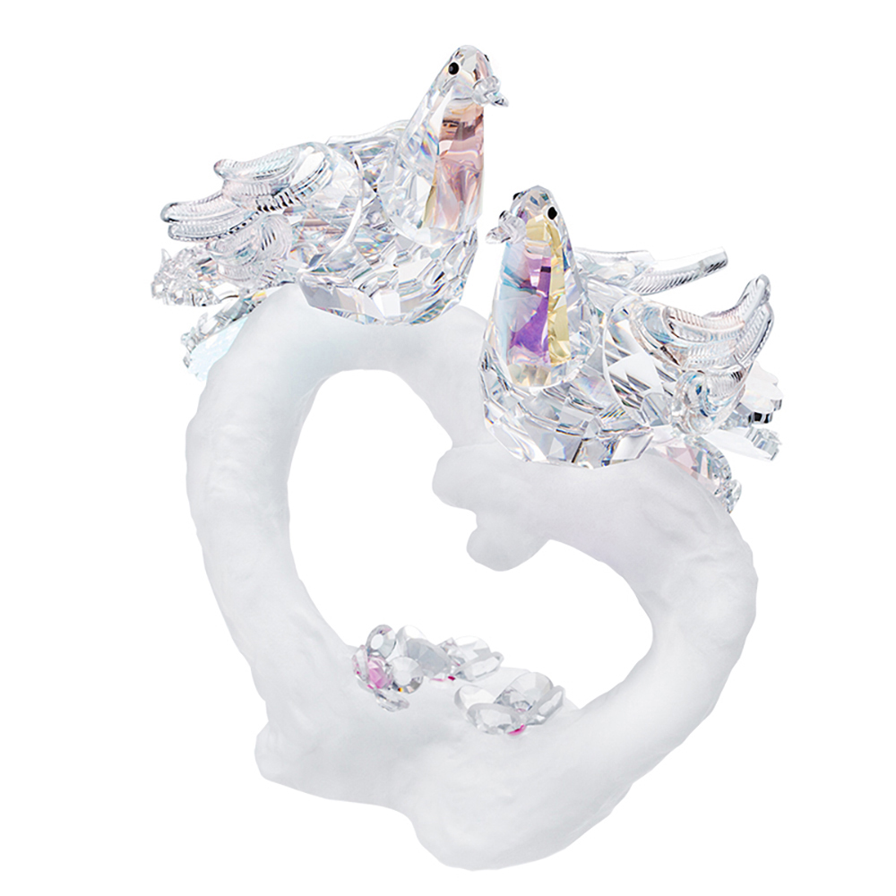 Limited Edition: Eternal Love Dove's crystal pair - Crystal Figurines