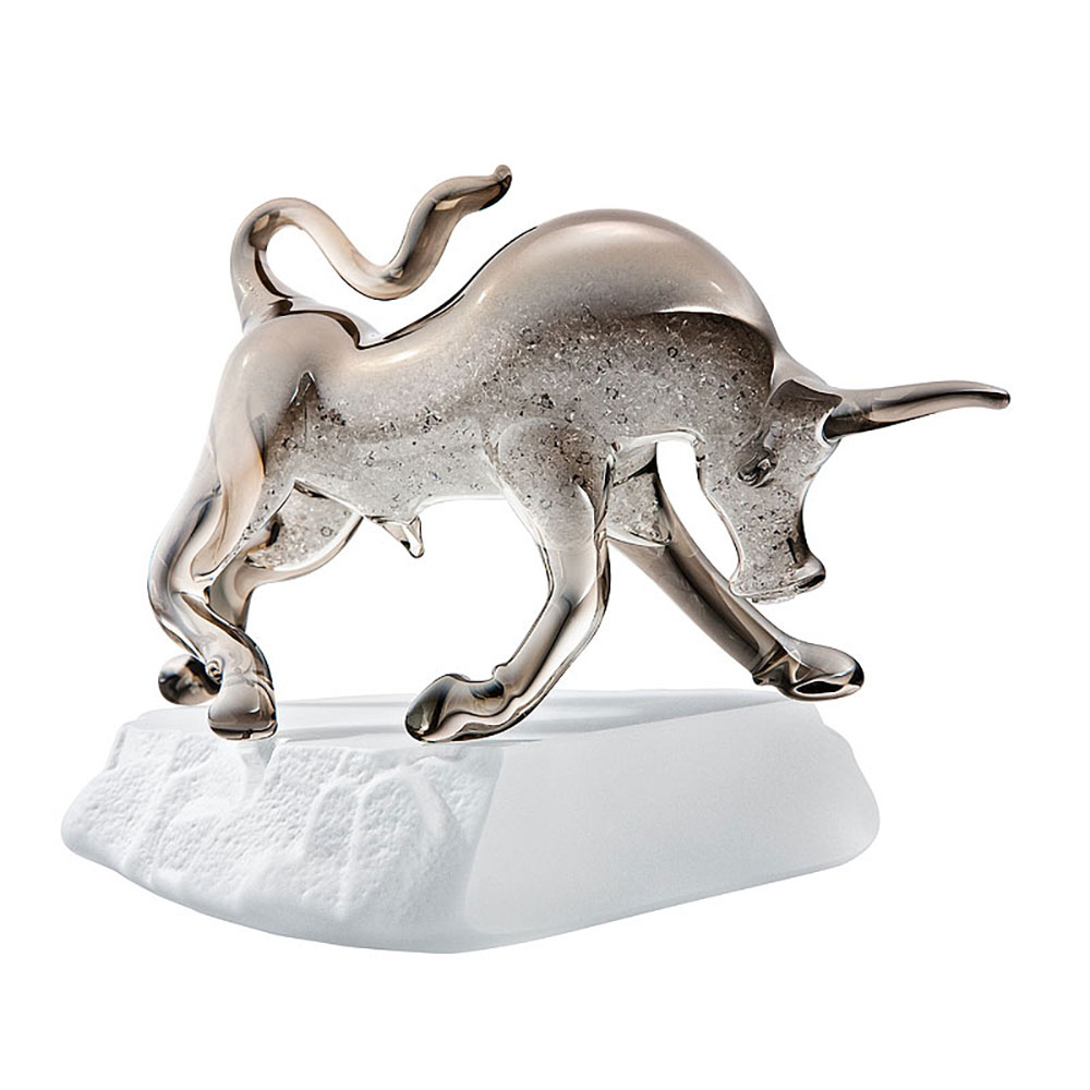 Raging Bull Crystal Figurine - Crystal Figurines
