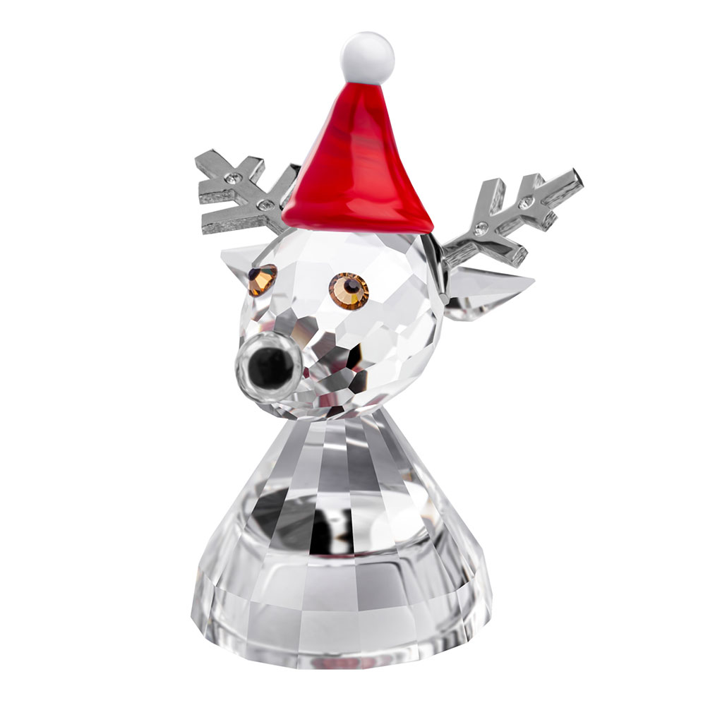 Christmas Reindeer Crystal Figurine - Crystal Figurines